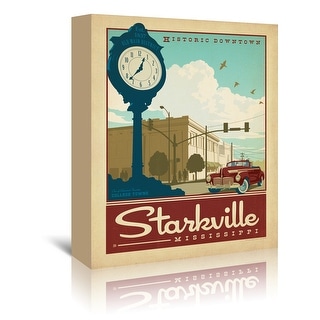 Asa Starkville by Anderson Design Group Wrapped Canvas - Americanflat - 5" x 7" - Bed Bath ...